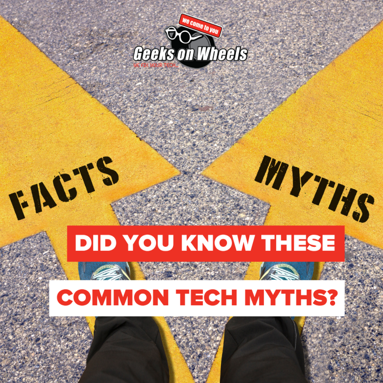 Interesting facts about technology (or technology myths?) - Geeks on Wheels